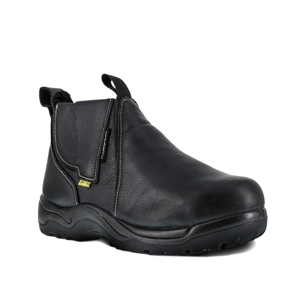 Florsheim Hercules Steel Toe Work Boot Black Leather … - Gem